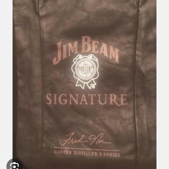 Jim Beam | Other | Jim Beam Signature Fred Noe Faux Leather Bottle Bag ...